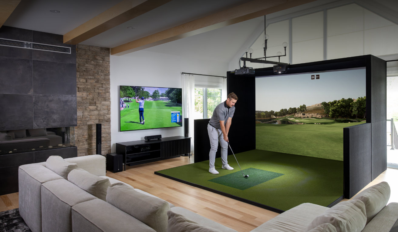 Custom or Bundle Interior Golf Simulators by GolfIn